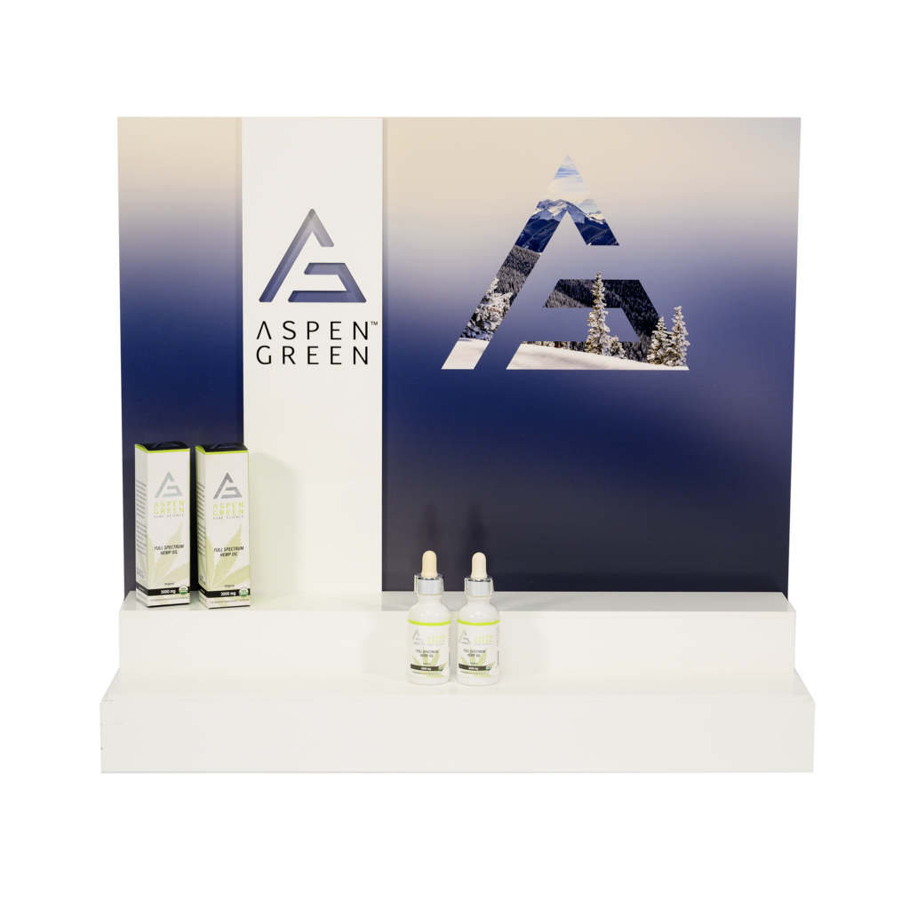 Aspen Green - Counter Display | Custom Choice Acrylics