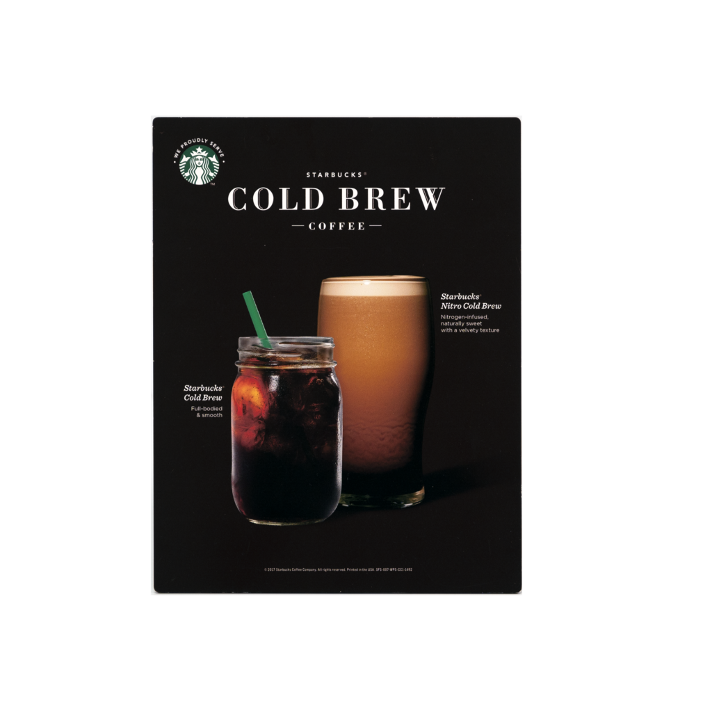 Starbucks Cold Brew - Sign Display | Custom Choice Acrylics